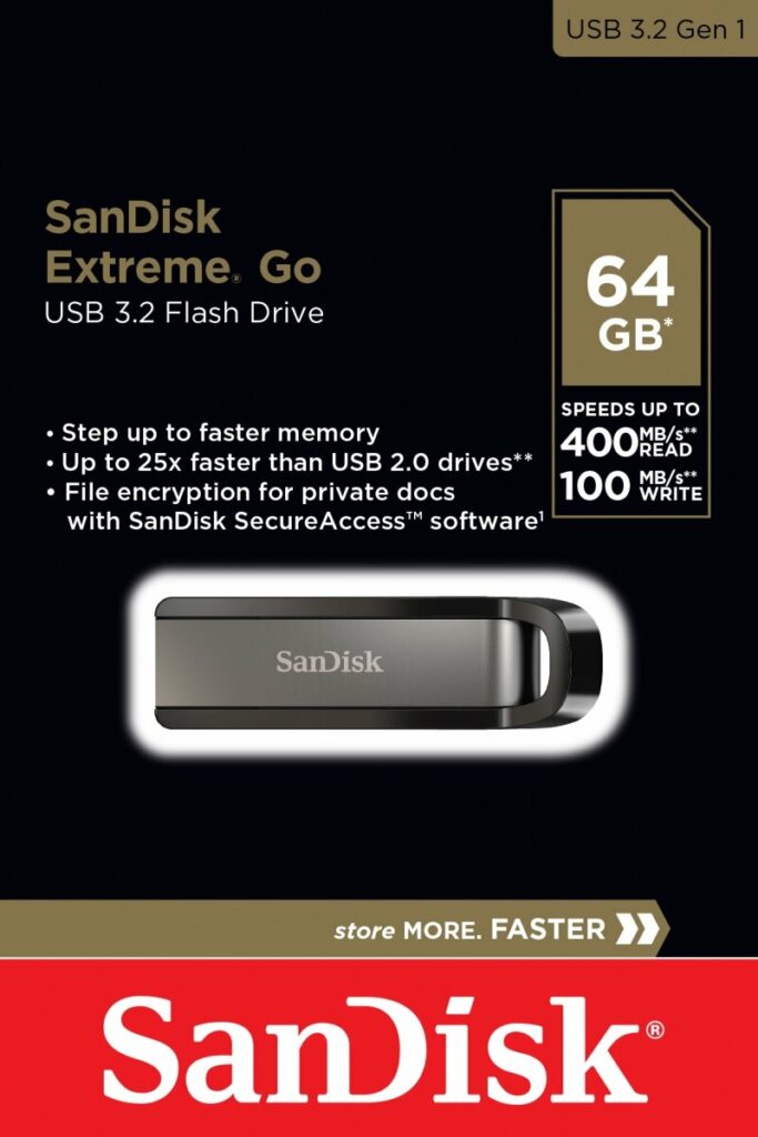Sandisk Cruzer Extreme Go USB 3.2 Flash Drive - Lobcom HK Ltd Sandisk Cruzer Extreme Go USB 3.2 Flash Drive - Lobcom HK Ltd