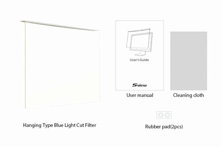 Sview Blue Light Cut Filter for Laptop and Desktop Monitor (Hanging ...