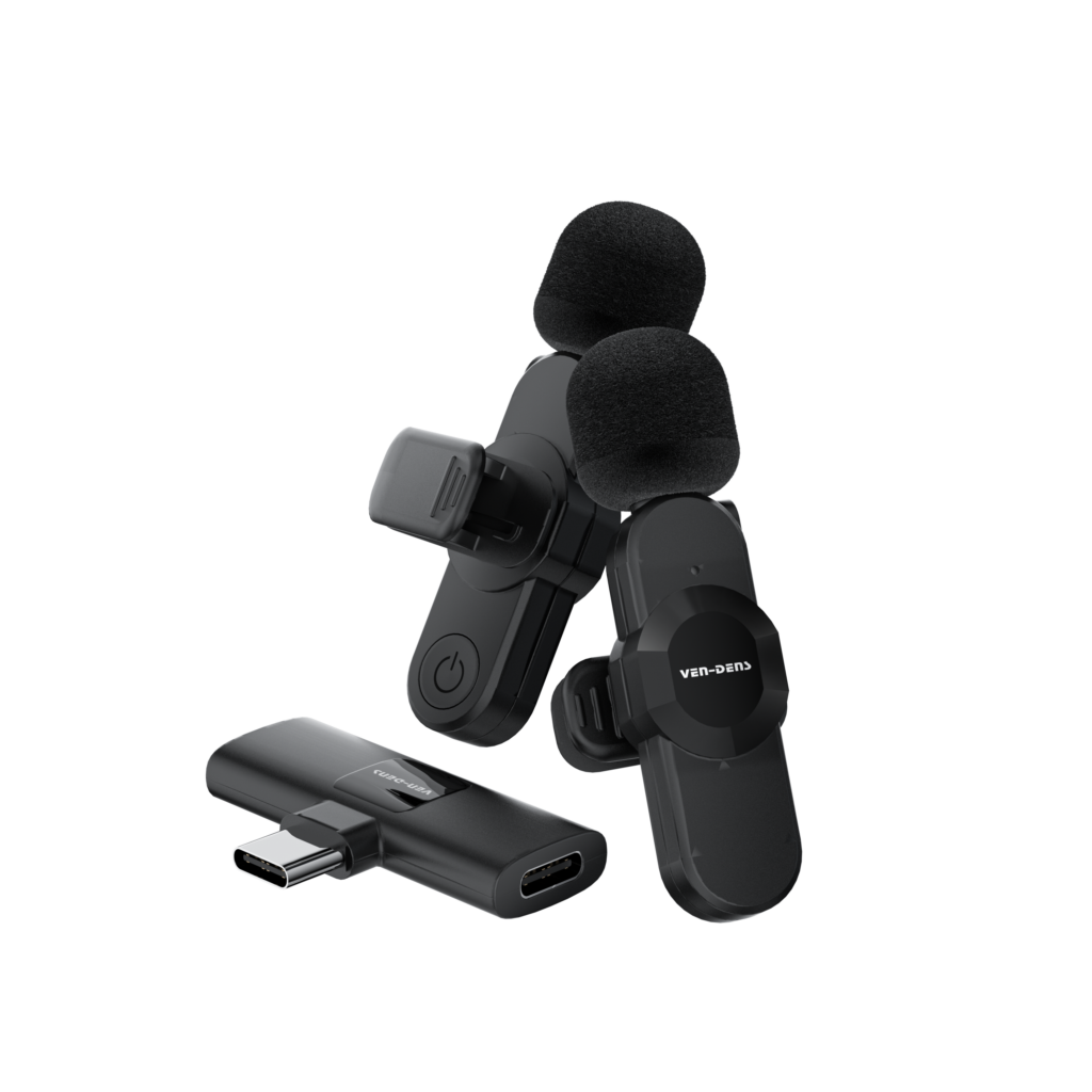 Ven-Dens MIC009 Wireless Dual Microphone Type C Plug - Lobcom HK Ltd